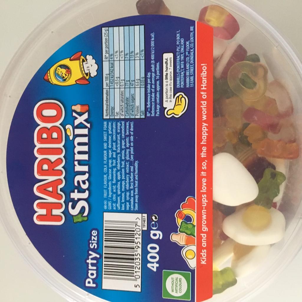 HARIBO STARMIX 400g tub in B23 Birmingham für £ 1,50 zum Verkauf ...