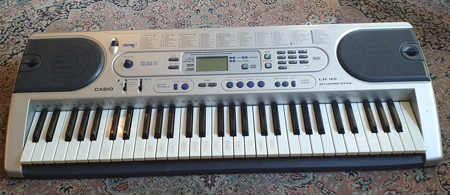 Casio LK-45 Lighting Keyboard used in NW9 London for £35.00 for sale ...