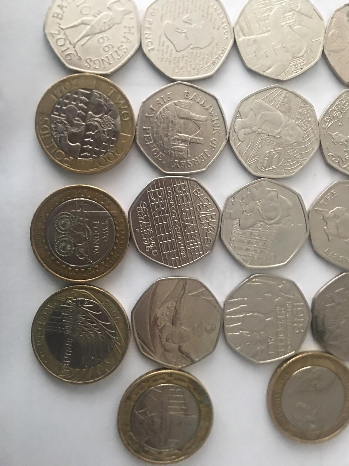 50p & £2 pound coins Paddington Peter rabbit in FY4 Moss für gratis zum ...