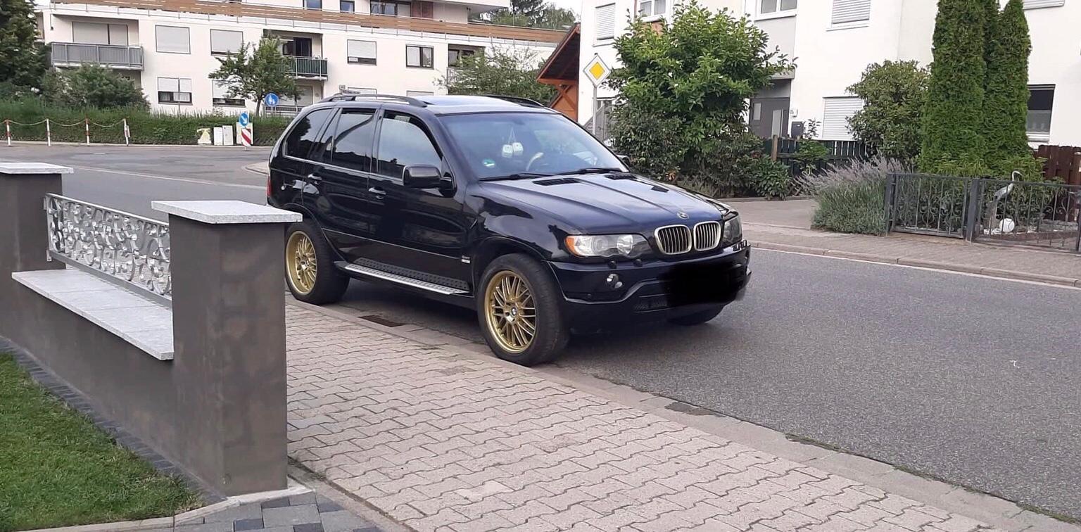 BMW X5 E53 20 Zoll Felgen Räder Reifen Gold in 55278 Köngernheim für € ...