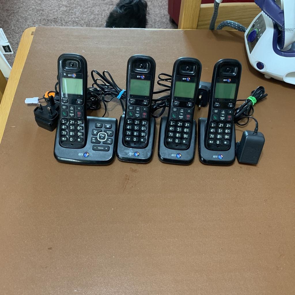 Bt quad phones with answer machine in B77 Tamworth für 25,00 £ zum ...