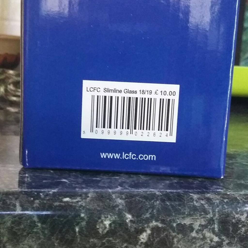 official LCFC tall glass. in LE9 Bosworth für 6,00 £ zum Verkauf ...