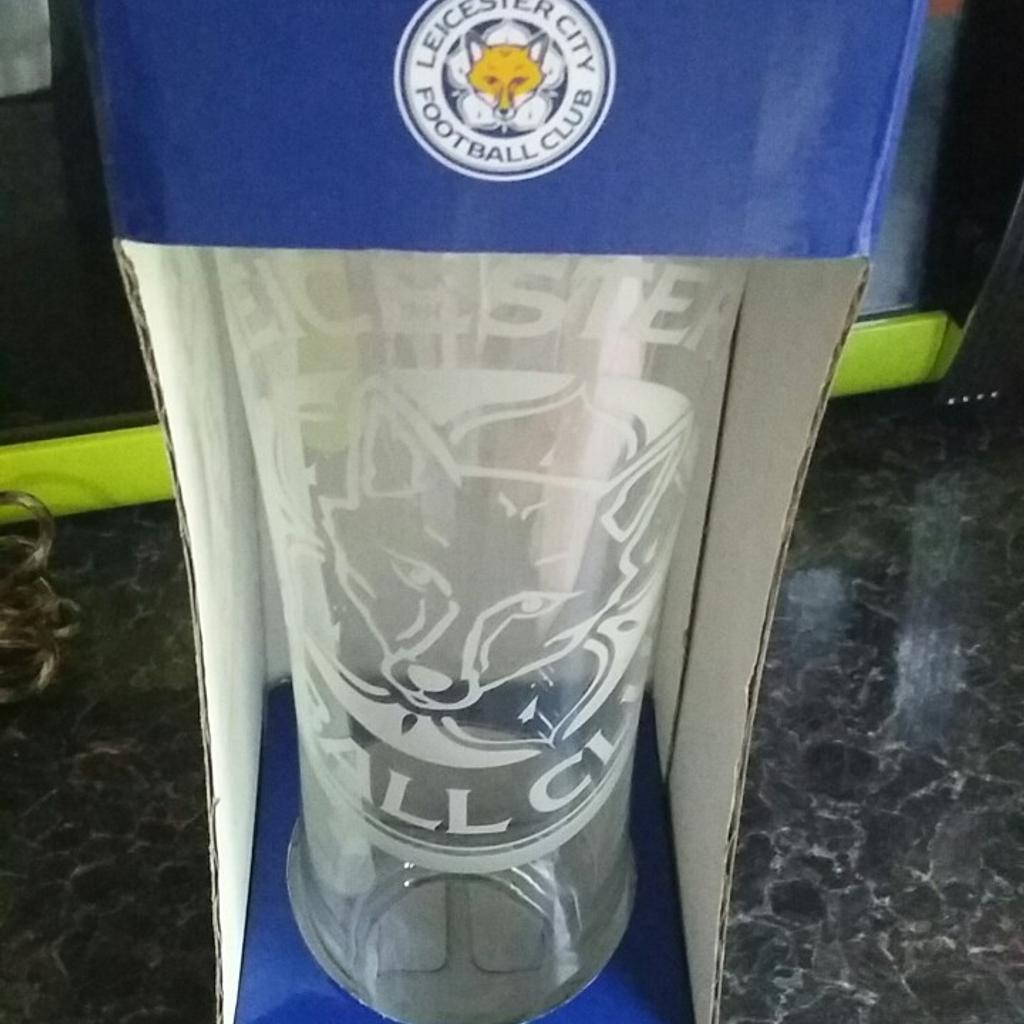official LCFC tall glass. in LE9 Bosworth für 6,00 £ zum Verkauf ...
