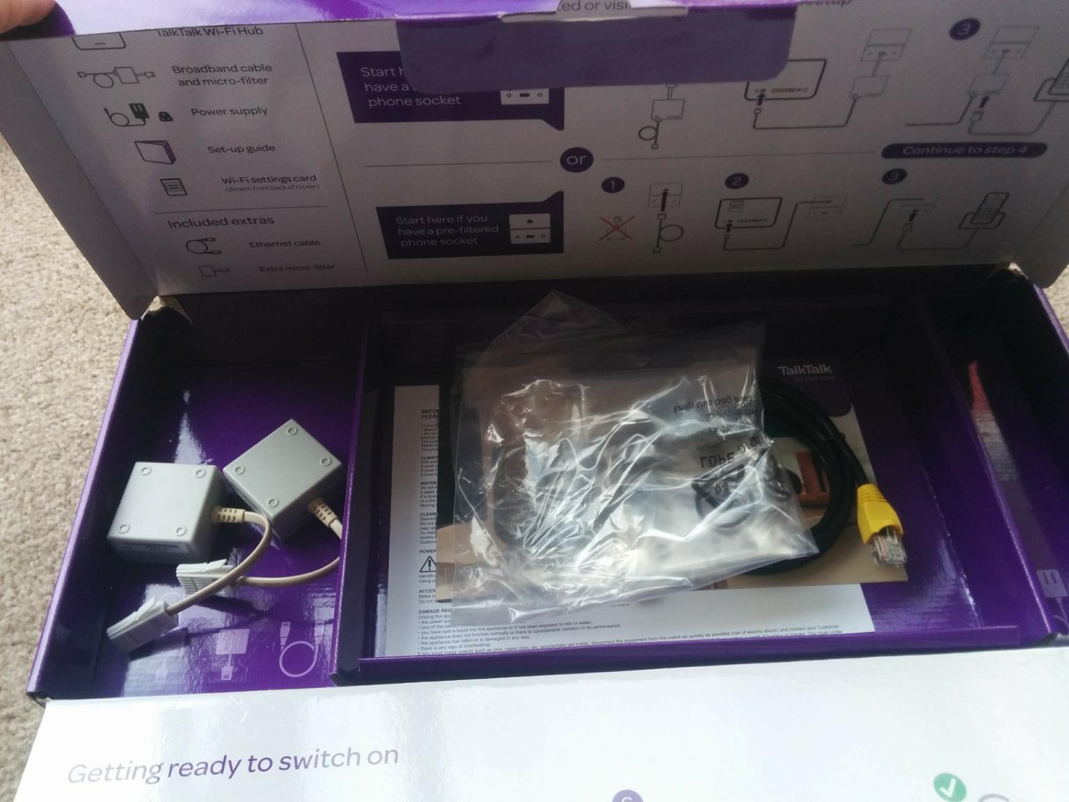 Super hub - talktalk in B77 Tamworth for £15.00 for sale | Shpock