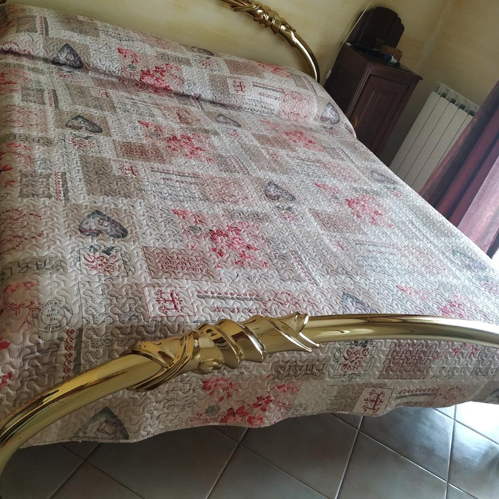 LETTO MATRIMONIALE IN OTTONE in 10036 Settimo Torinese for €200.00 for ...