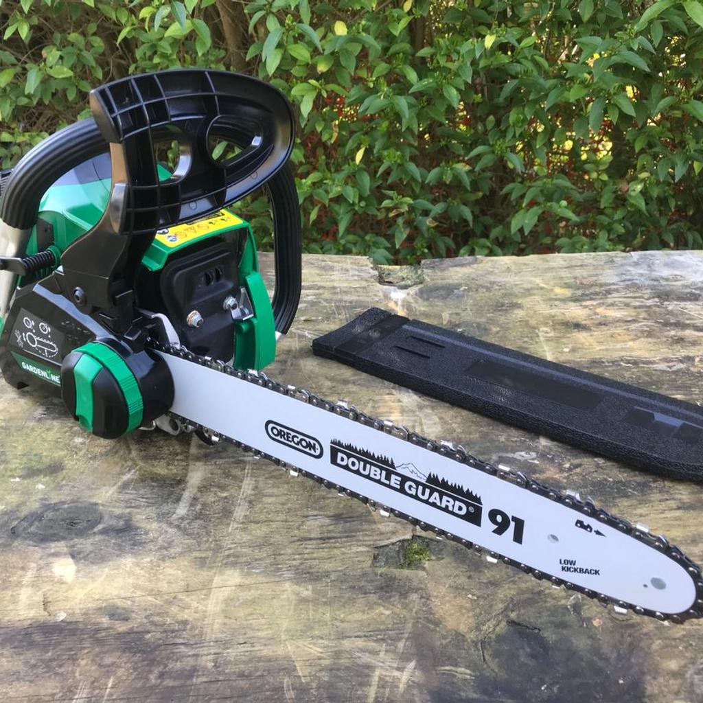Gardenline 41cc 16" Toolless Petrol Chainsaw in FY4 Moss for £50.00 for ...