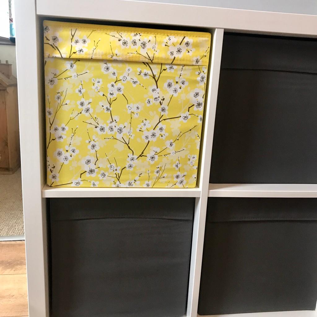 Ikea Yellow Floral Drona storage box x 4 in CW8 Cuddington für 10,00 ...
