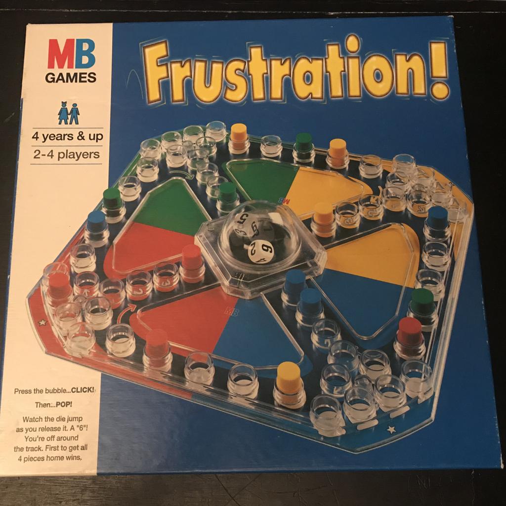 Vintage MB Frustration Board Game in NP12 Blackwood for £3.50 for sale ...