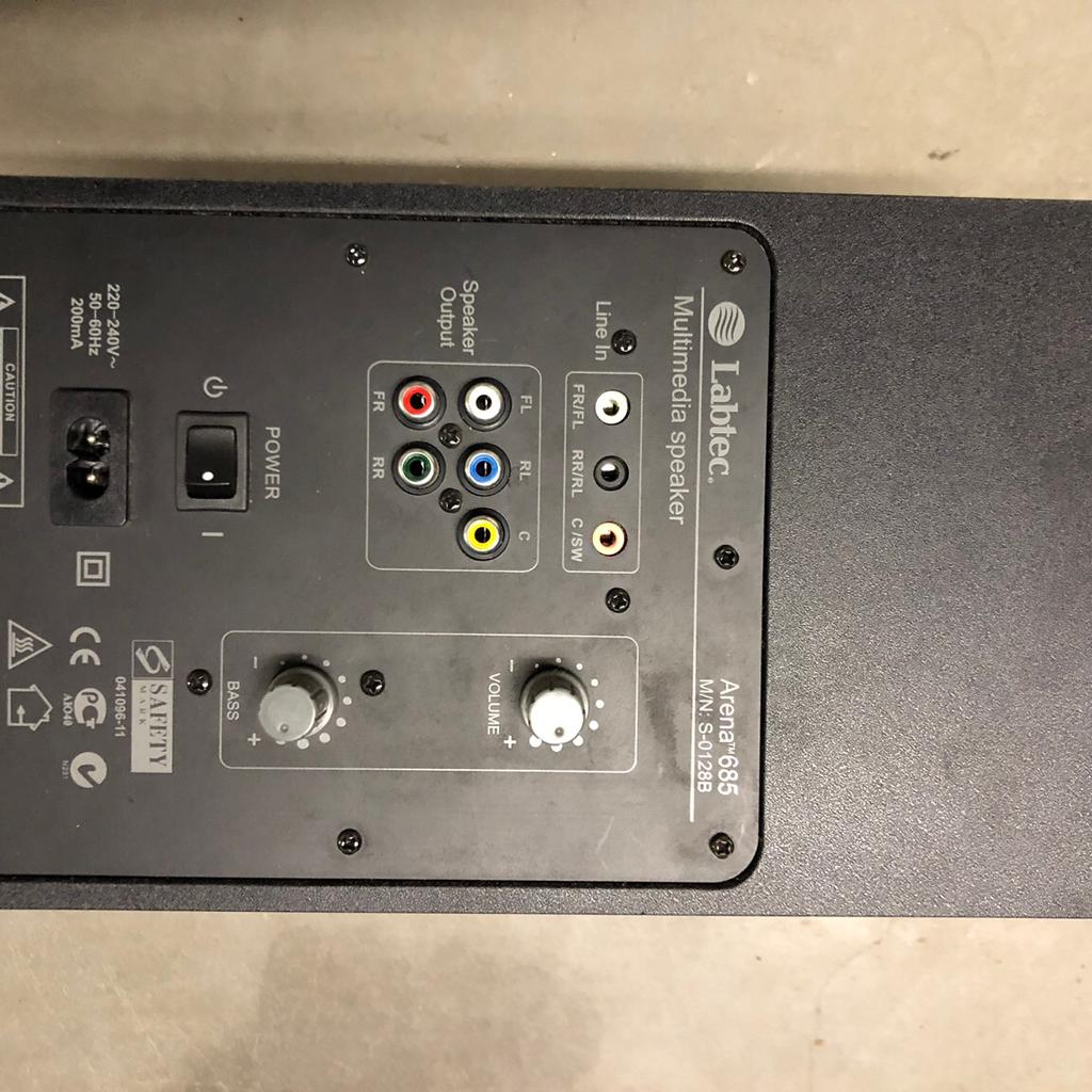 Labtec Arena 685 5.1 PC-Lautsprechersystem in 8010 Graz for €10.00 for ...