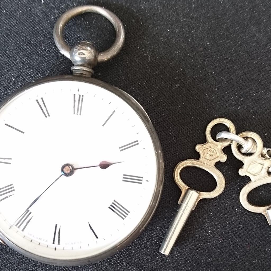 HERREN TASCHENUHR LECOMTE GENEVE SILBER in für 145,00 € zum Verkauf ...