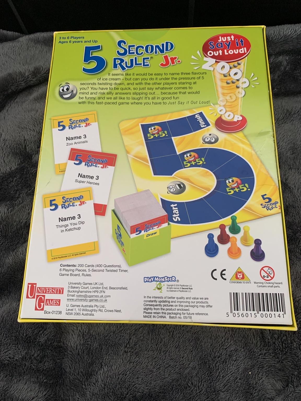 5 second rule board game in B43 Sandwell für £ 8,00 zum Verkauf | Shpock AT