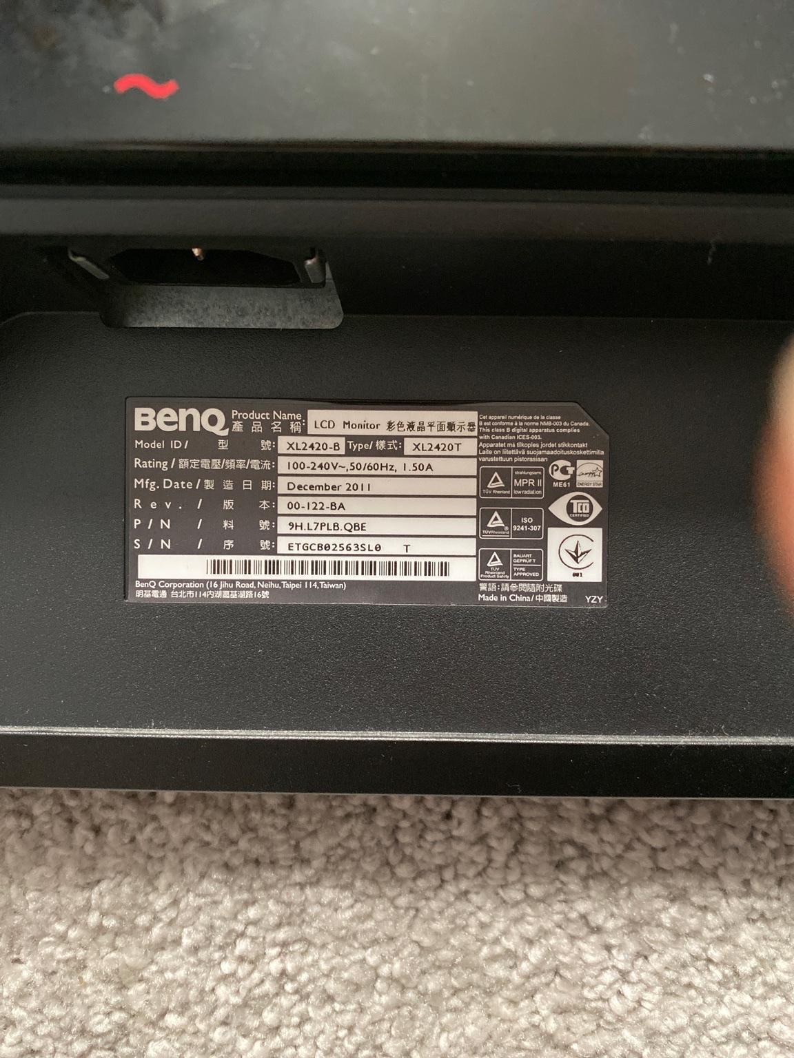 BenQ 144 hz monitor XL2420-B in EN1 Enfield for £100.00 for sale | Shpock