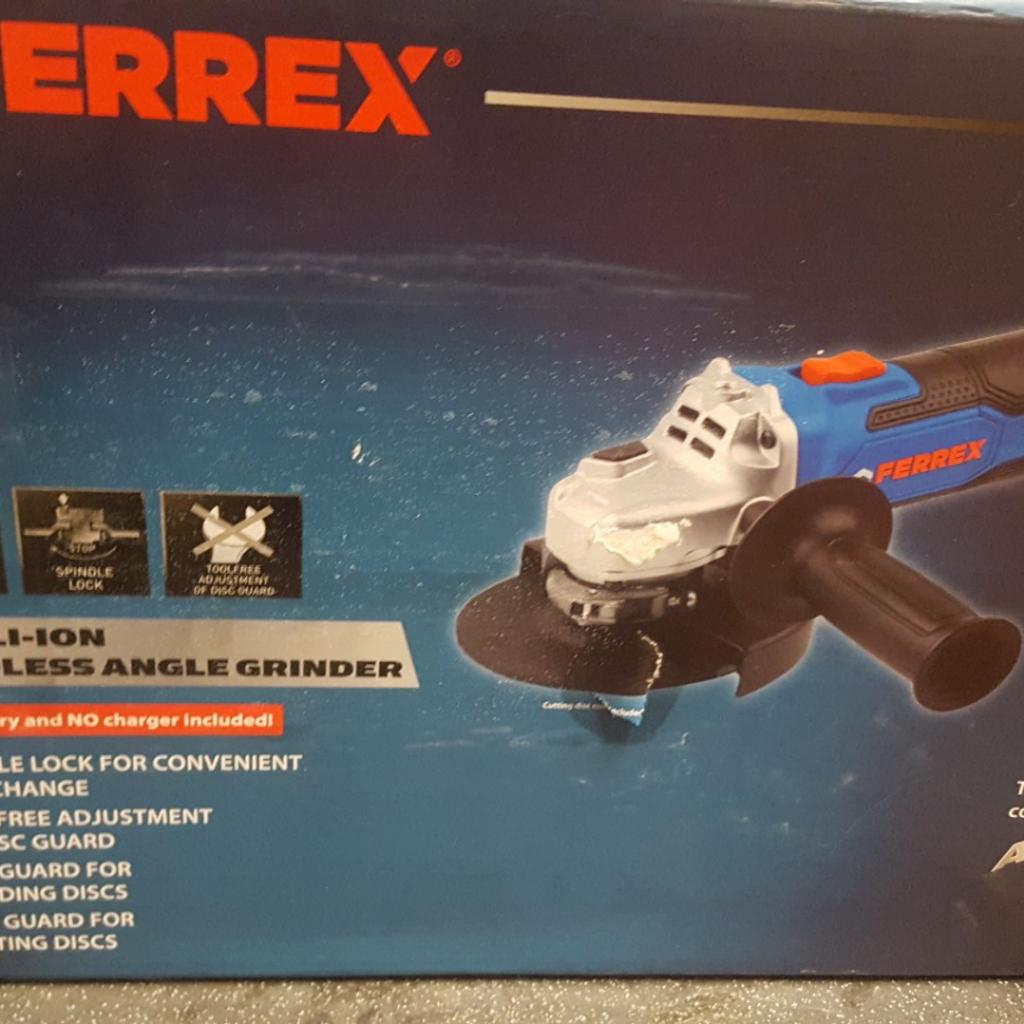 ferrex 40v LI-ION CORDLESS ANGLE GRINDER in PR2 Preston für 10,00 £ zum ...