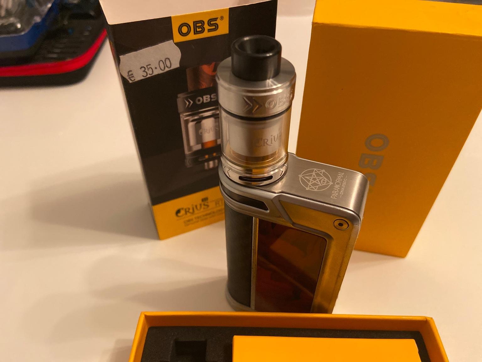 OBS Crius II 2 RTA Verdampfer Silber in 52134 Herzogenrath für 20,00 ...