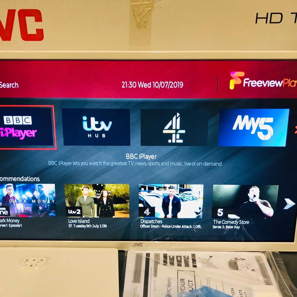 Tv smart JVC 32 inch new. White colour in M24 Rochdale für £ 149,00 zum ...