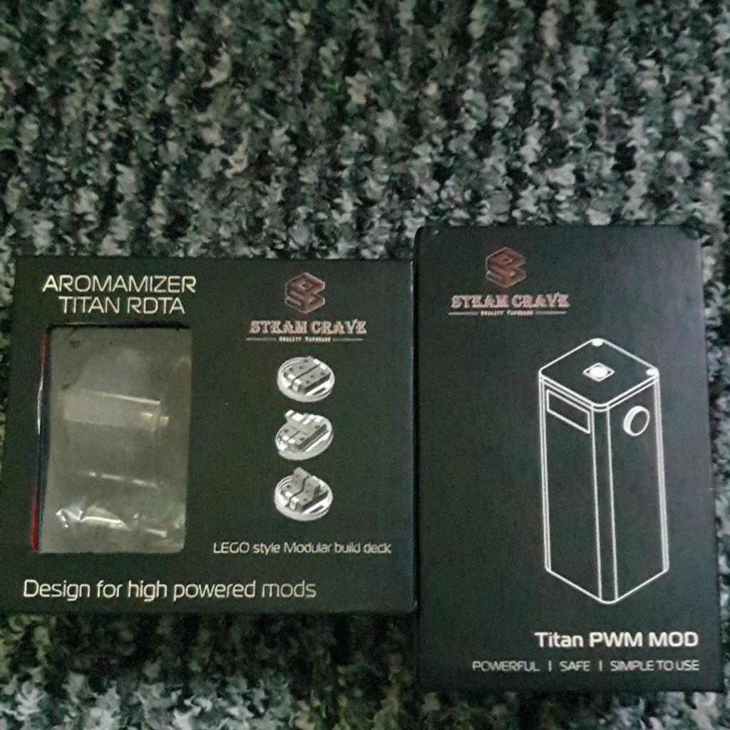 steam crave titan pwm mod and titan RDTA in B69 Sandwell für 80,00 ...