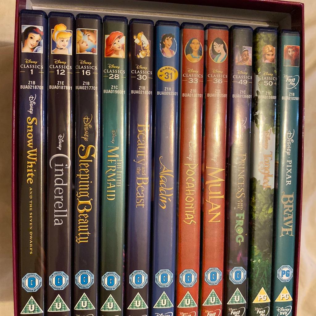 Disney princess dvd collection in Welwyn Hatfield for £20.00 for sale ...