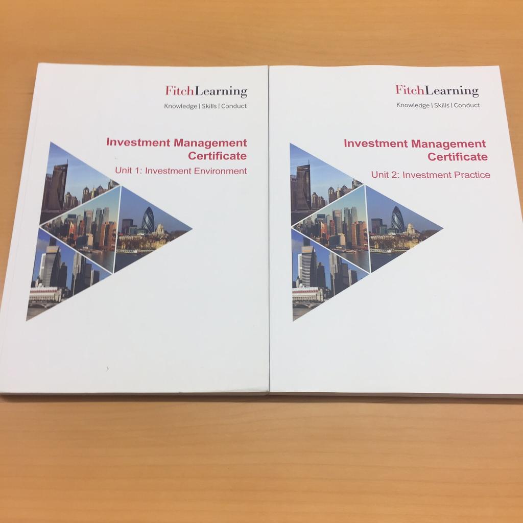 Fitch learning IMC Unit 1 & 2 books in SW1E London for £40.00 for sale ...