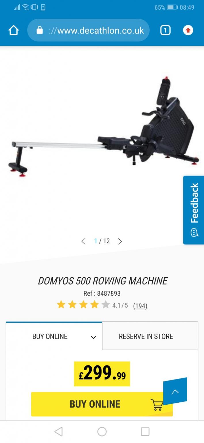 domyos 500 rowing machine in M22 Manchester für £ 155,00 zum Verkauf ...