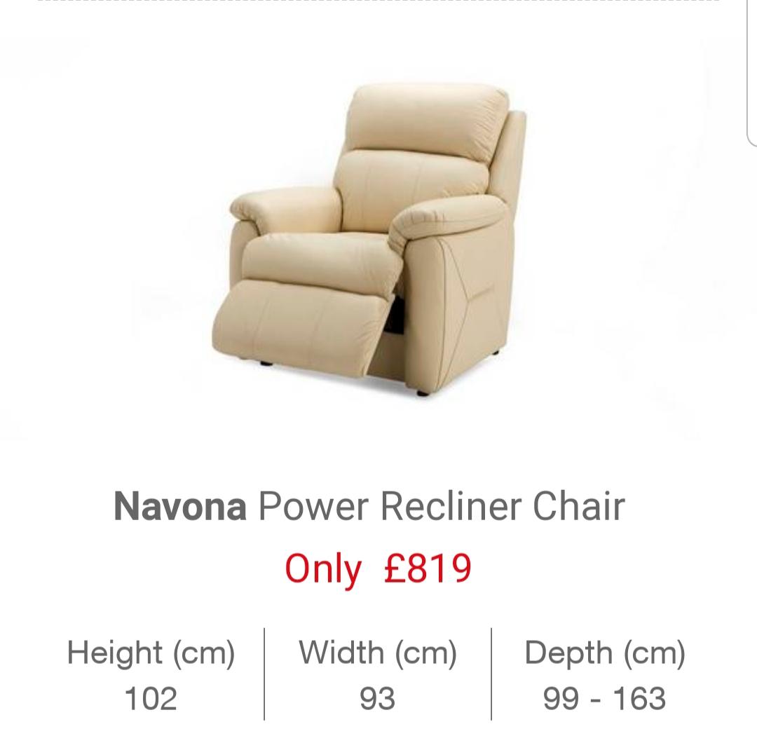 DFS Navona Recliner chair in CV6 Coventry für 130,00 £ zum Verkauf ...