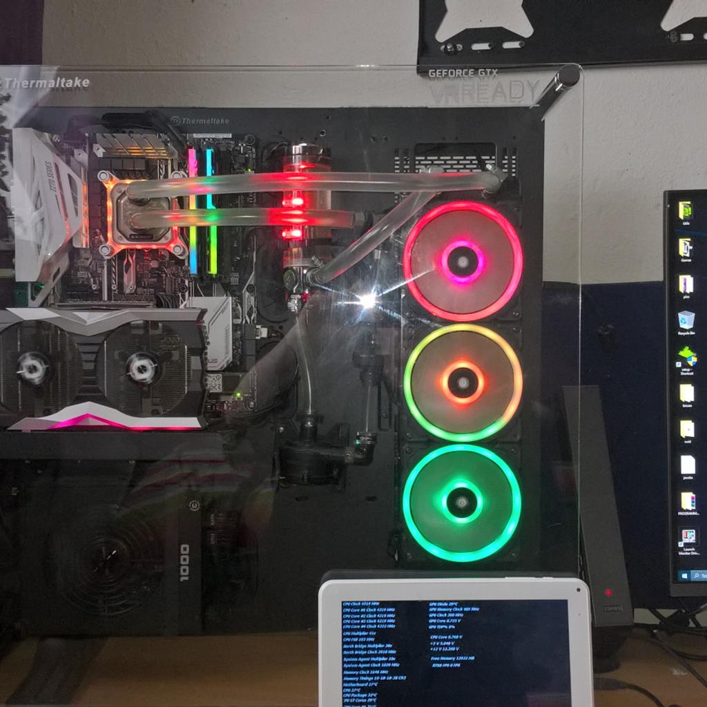 Custom liquid Cooled Wall mountable Gaming Pc in TF7 Madeley für 950,00 ...
