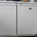 Zanussi under counter side by side fridge freezer zrt210w store
