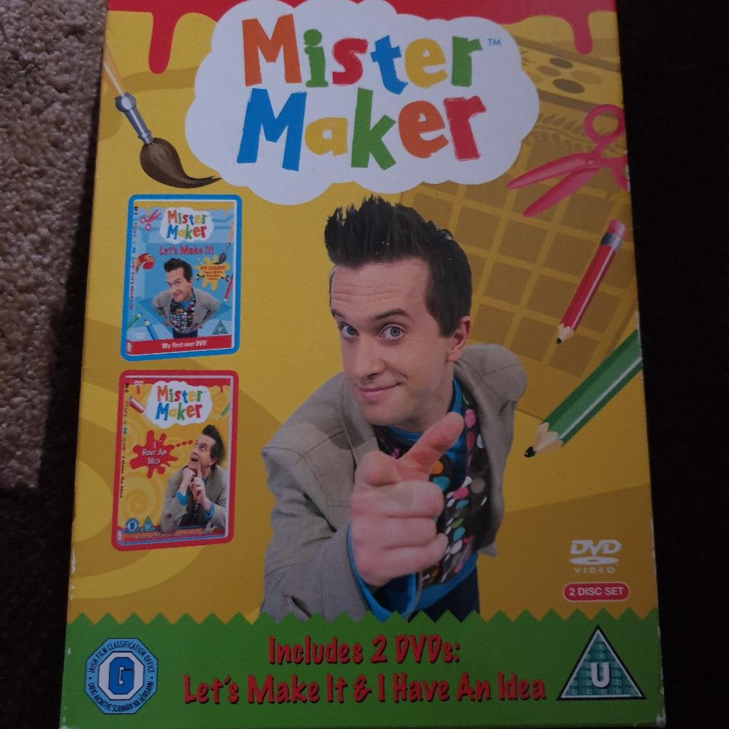 mister maker 2 disc dvd box set in S13 Sheffield für £ 1,00 zum Verkauf ...