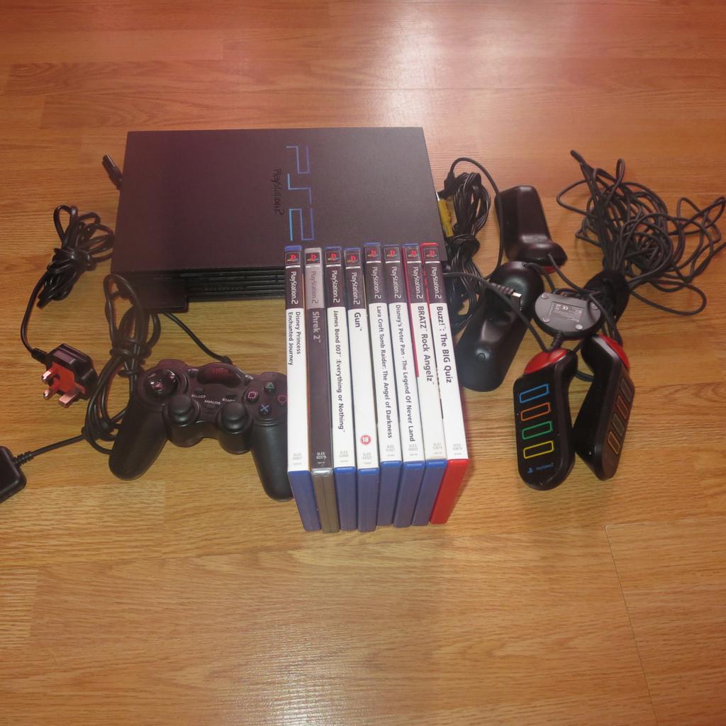PS2 PlayStation Console Complete Setup & Buzz in WA15 Trafford für £ 25 ...