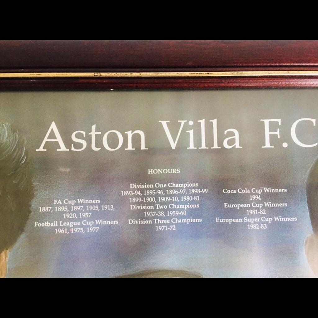 Aston Villa Photo Frame in B44 Birmingham für £ 5,00 zum Verkauf ...