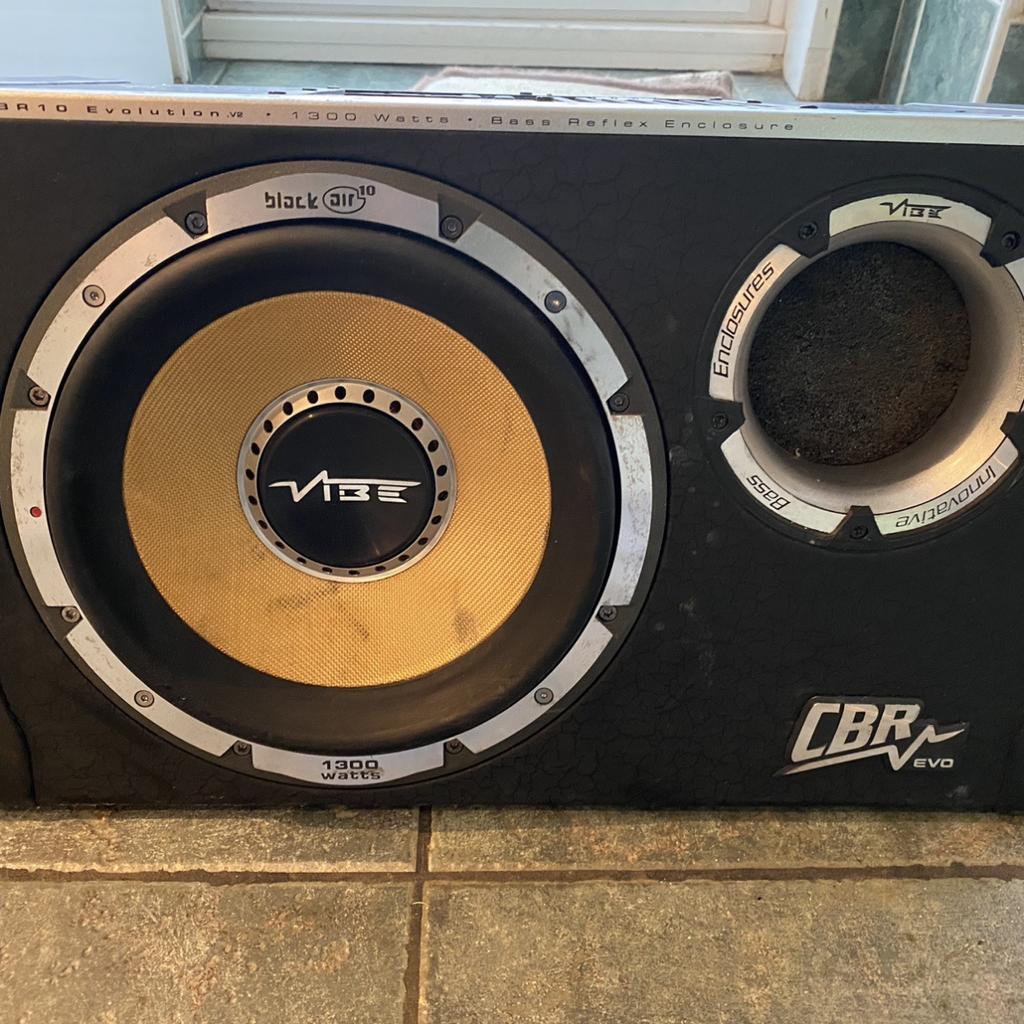 Subwoofer Vibe Audio CBR 10 EVO Active in NN17 Corby für 40,00 £ zum ...