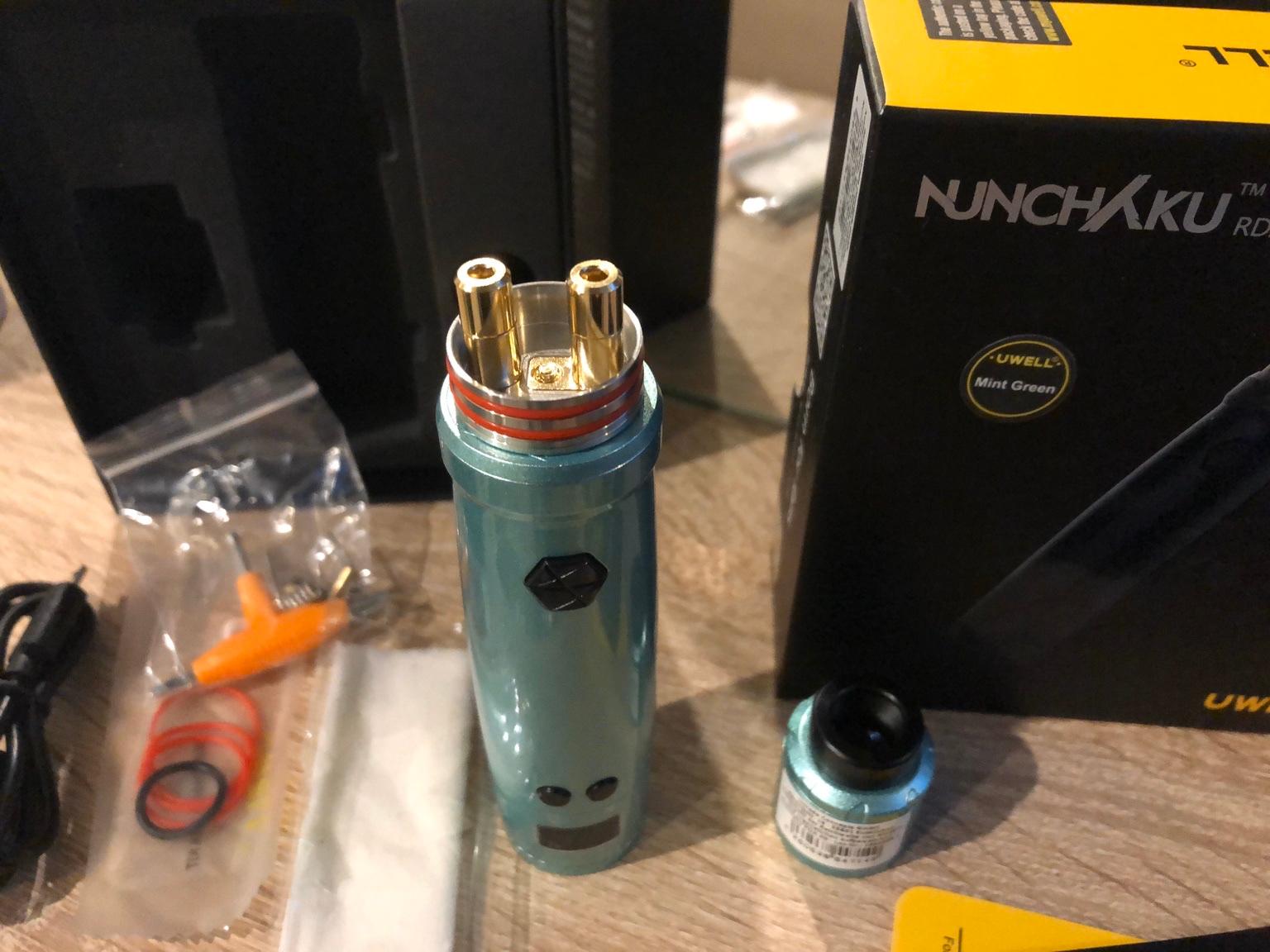 Uwell Nunchaku RDA Kit Mint Grün NEU in 4728 Kelmis für 30,00 € zum ...
