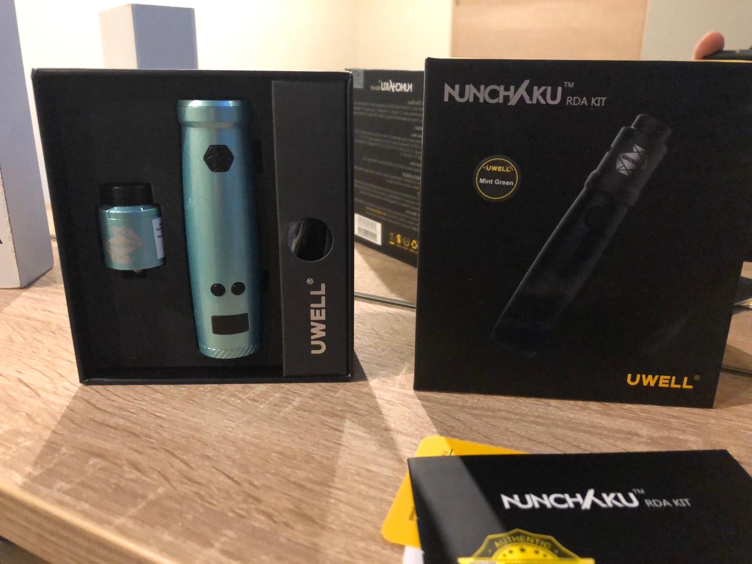 Uwell Nunchaku RDA Kit Mint Grün NEU in 4728 Kelmis für 30,00 € zum ...