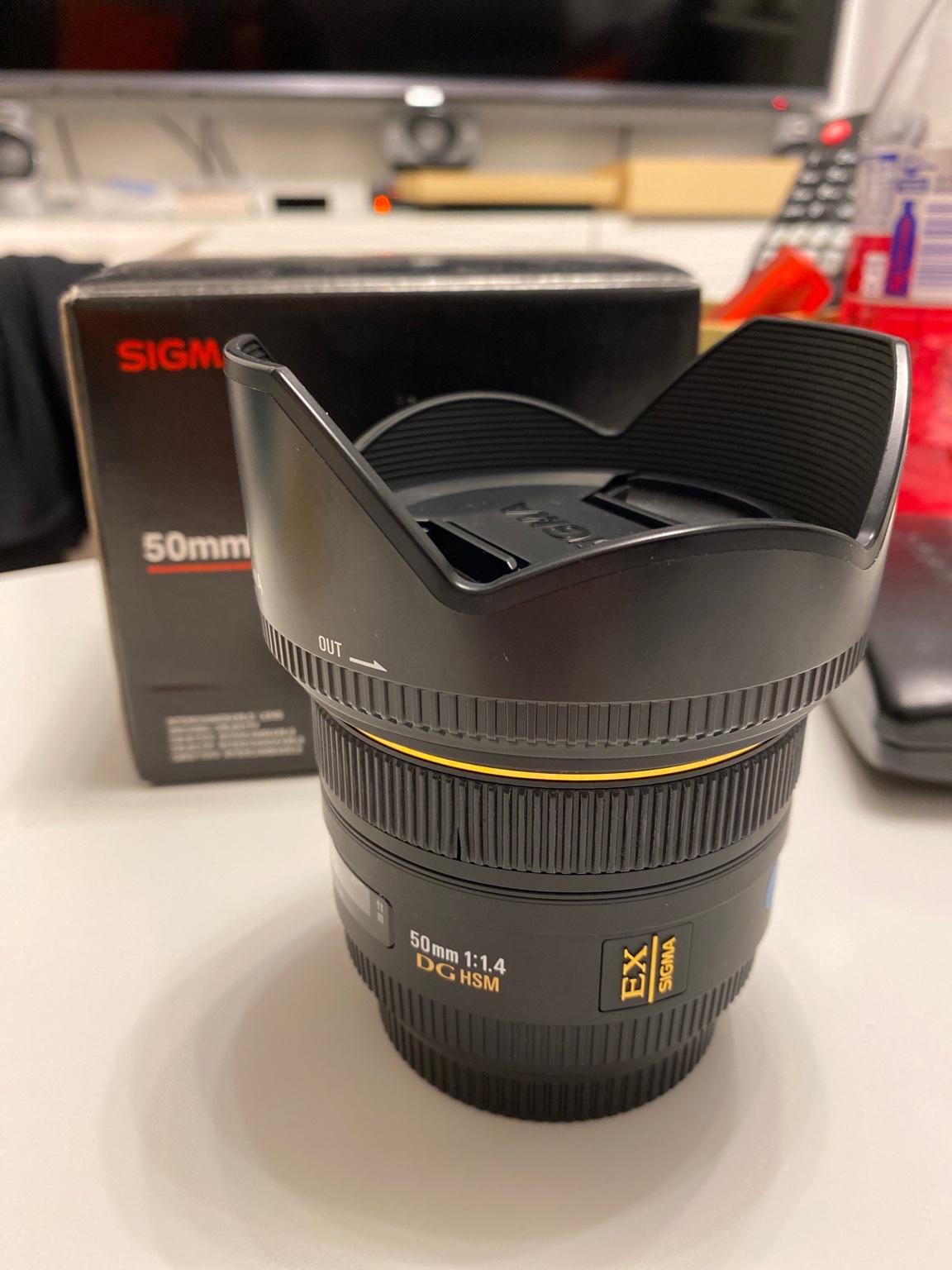 Sigma EX DG HSM 50mm F1.4 CANON in 14156 Flemingsberg für 1.950,00 SEK ...