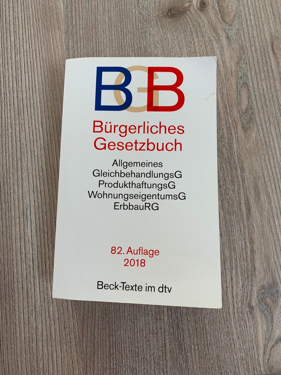 Bürgerliches Gesetzbuch in 52249 Eschweiler für 1,00 € zum Verkauf | Shpock DE