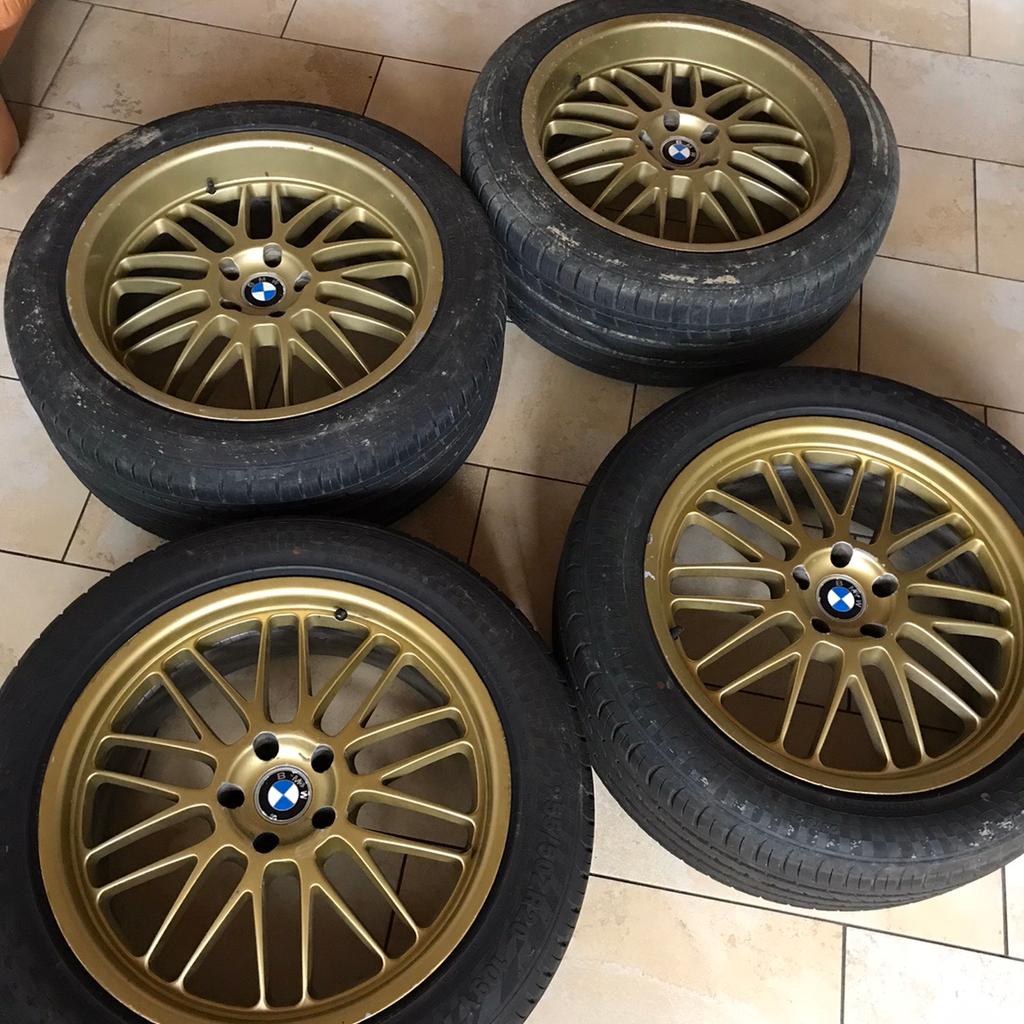 BMW X5 E53 20 Zoll Felgen Räder Reifen Gold in 55278 Köngernheim für € ...