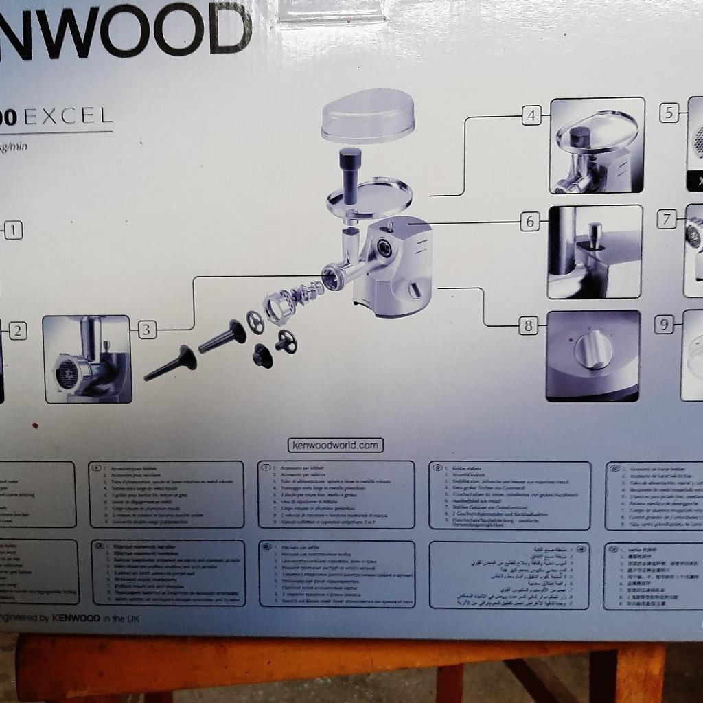 KENWOOD Pro 2000 Excel Fleischwolf in 8240 Friedberg für 200,00 € zum ...