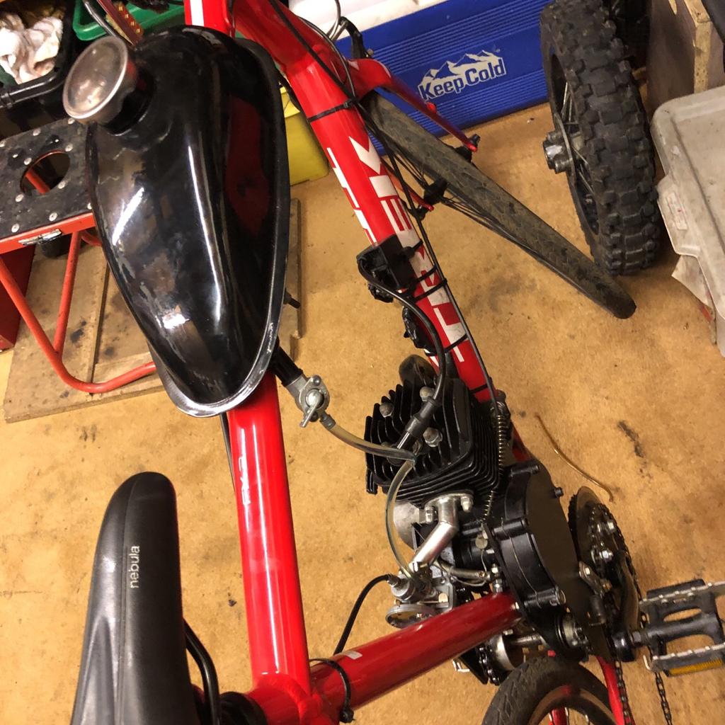 80cc 9 speed 2 stroke ped road bike motorbike in BL8 Bury for £250.00 ...