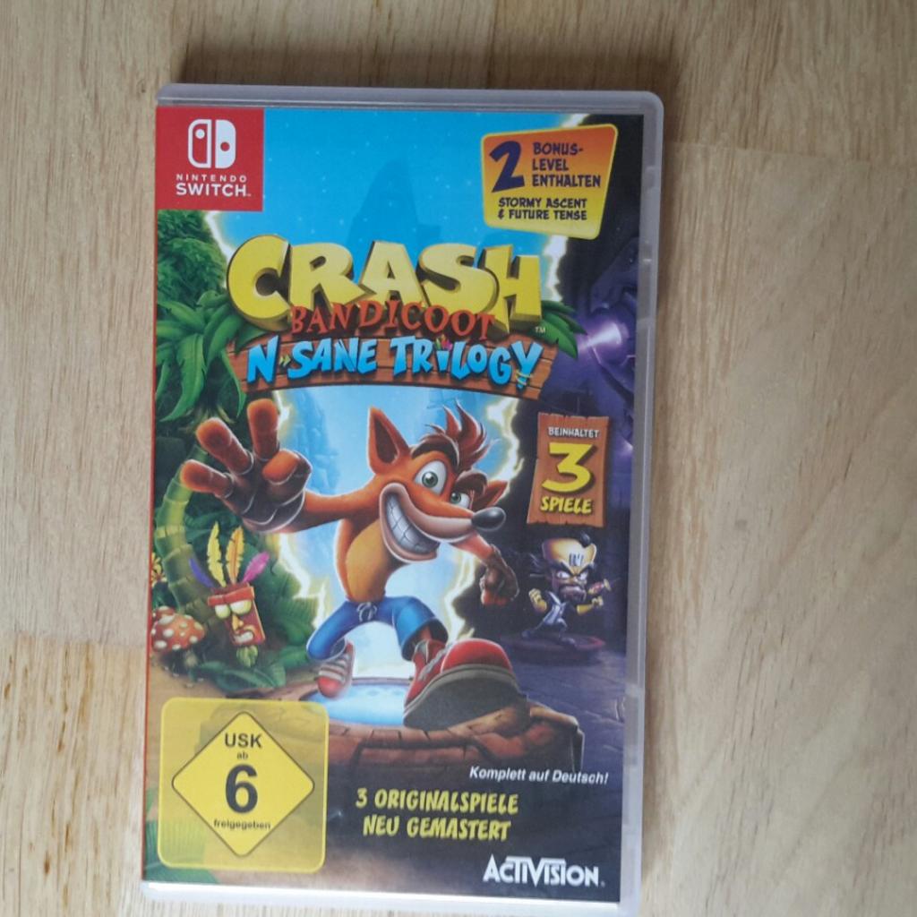 Crash Bandicoot Nintendo Switch in 1210 KG Kagran für 15,00 € zum ...