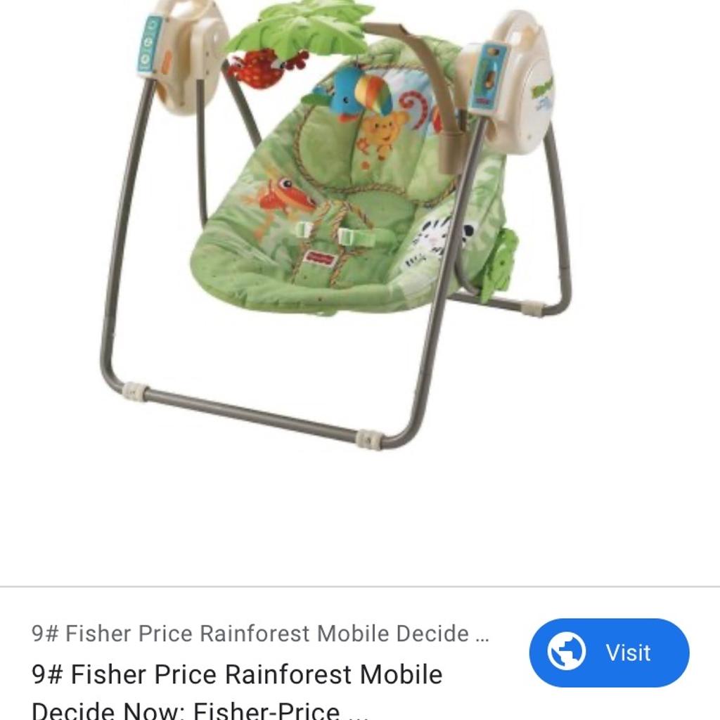 Fisher price open top swing seat in Rotherham für gratis zum Verkauf ...