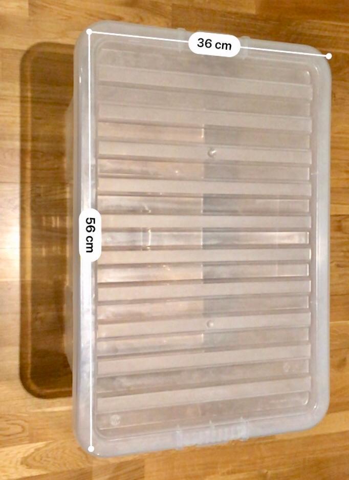 80 litre storage boxes (set of 4) in SW1P London for £13.00 for sale ...