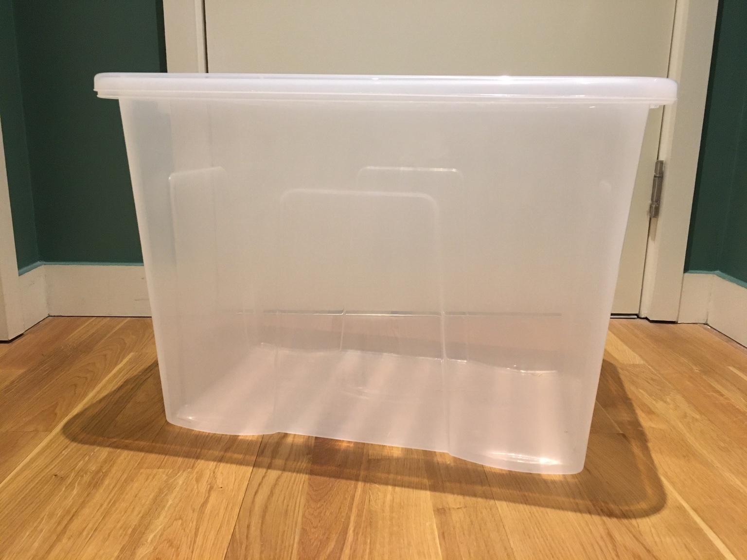 80 litre storage boxes (set of 4) in SW1P London for £13.00 for sale ...