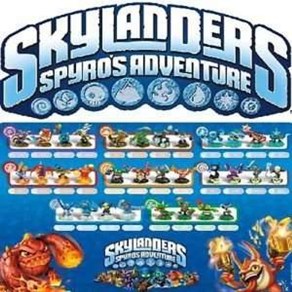 46 Skylanders Spyro's Adventure Figuren in 6154 Gemeinde Vals für 120 ...