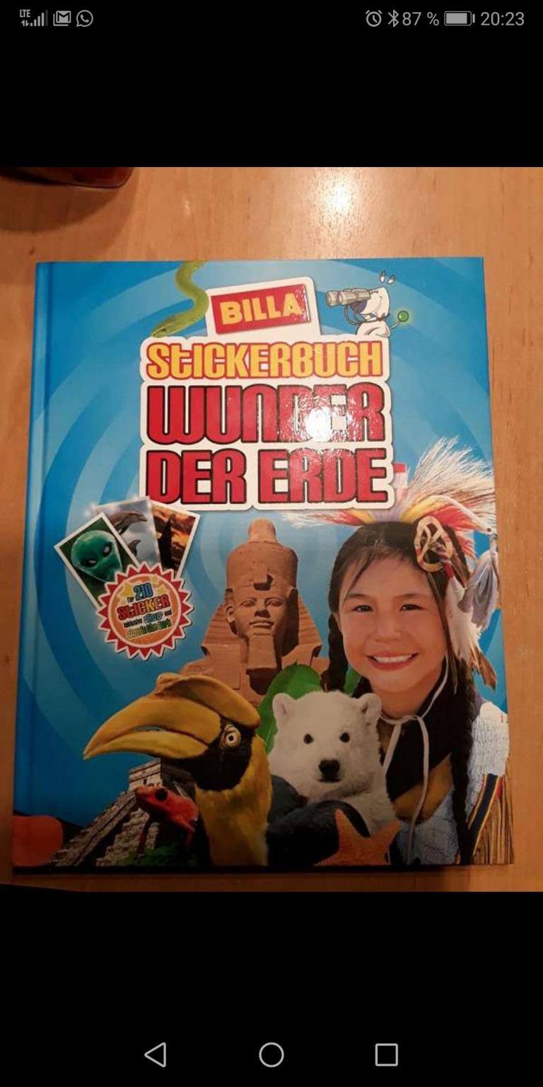 Wunder der Erde Stickeralbum Billa in 6604 Gemeinde Höfen für € 4,00 ...