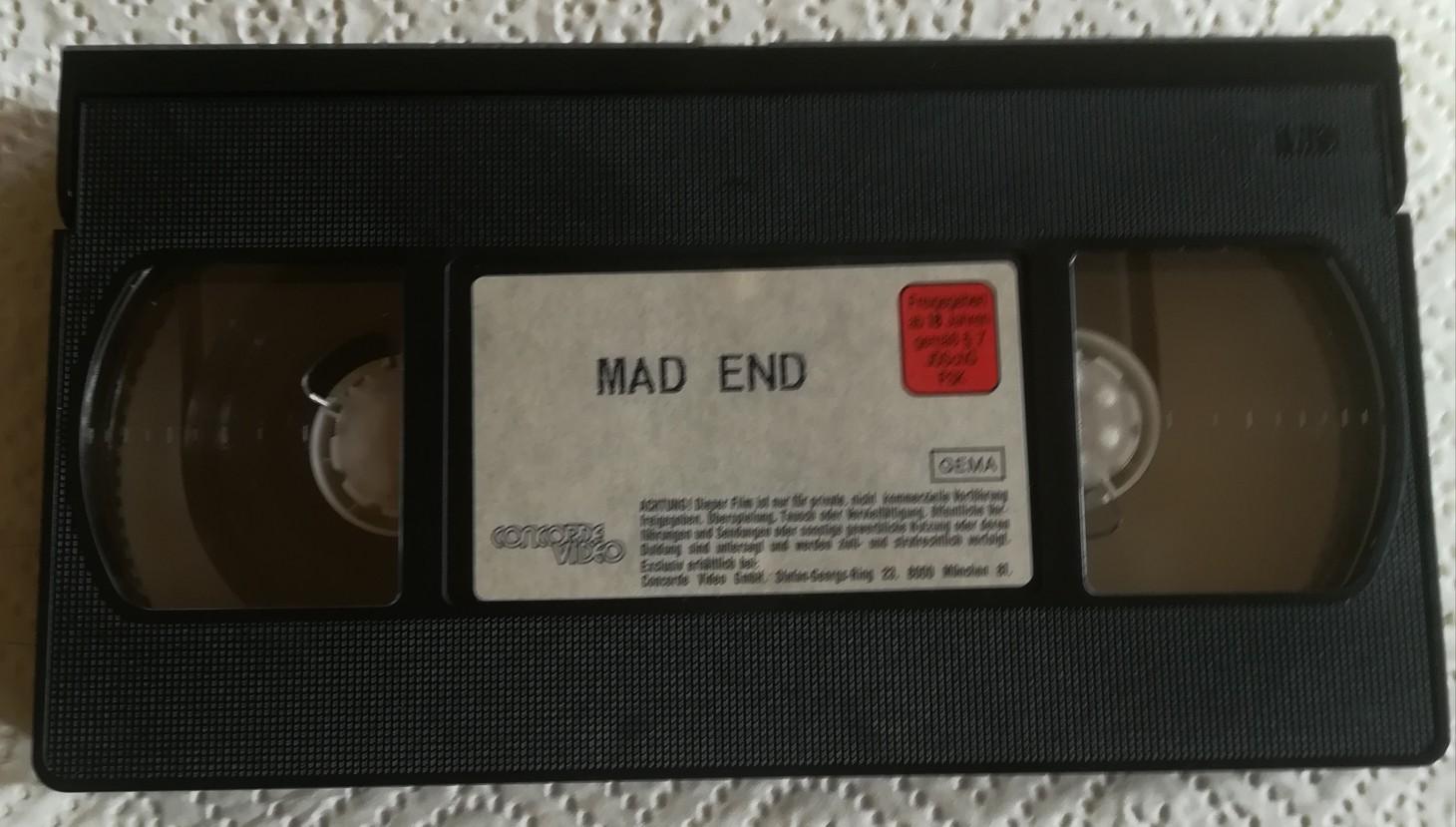 ERSTAUFLAGE/MAD END /VHS /*ULTRA SELTEN in 8355 Tieschen für € 25,00 ...