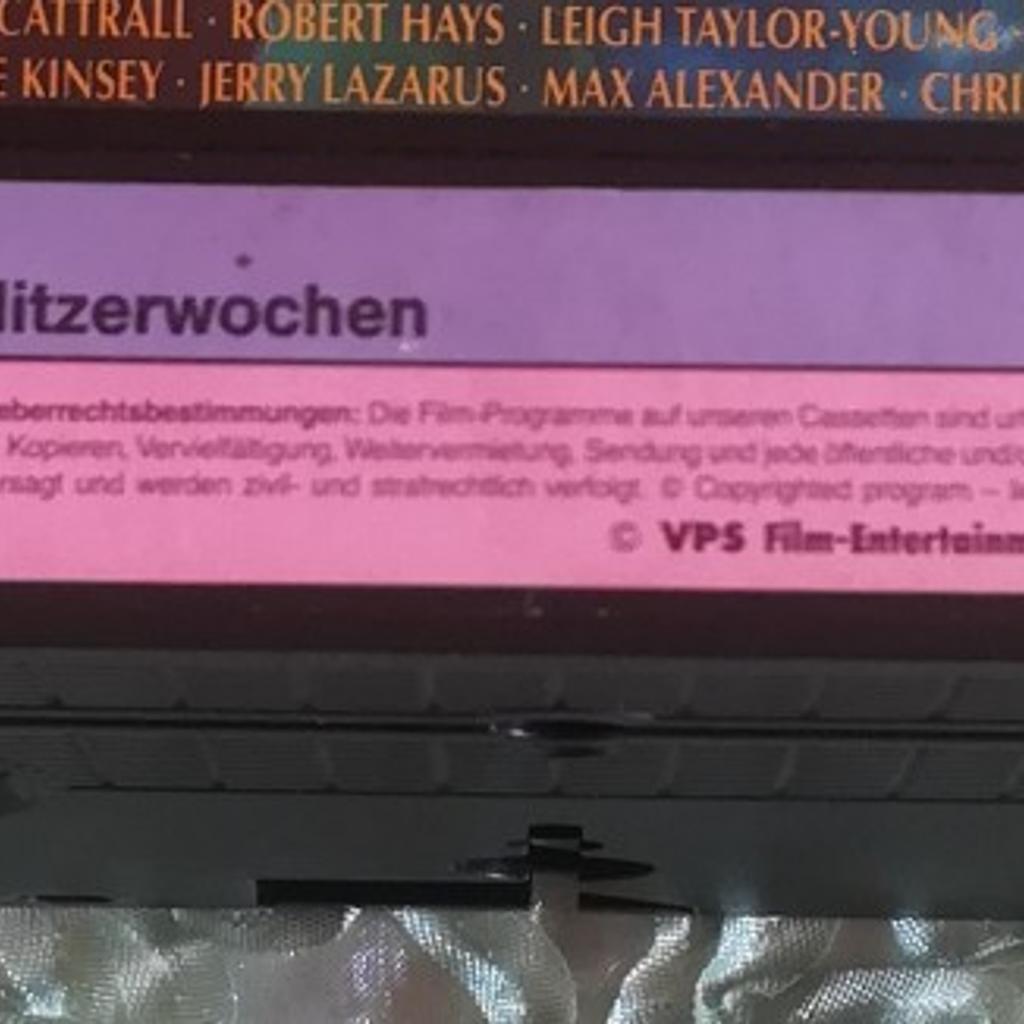 ERSTAUFL/Flitzer - Wochen *große Hartbox/ VHS in Patzen für € 11,00 zum ...