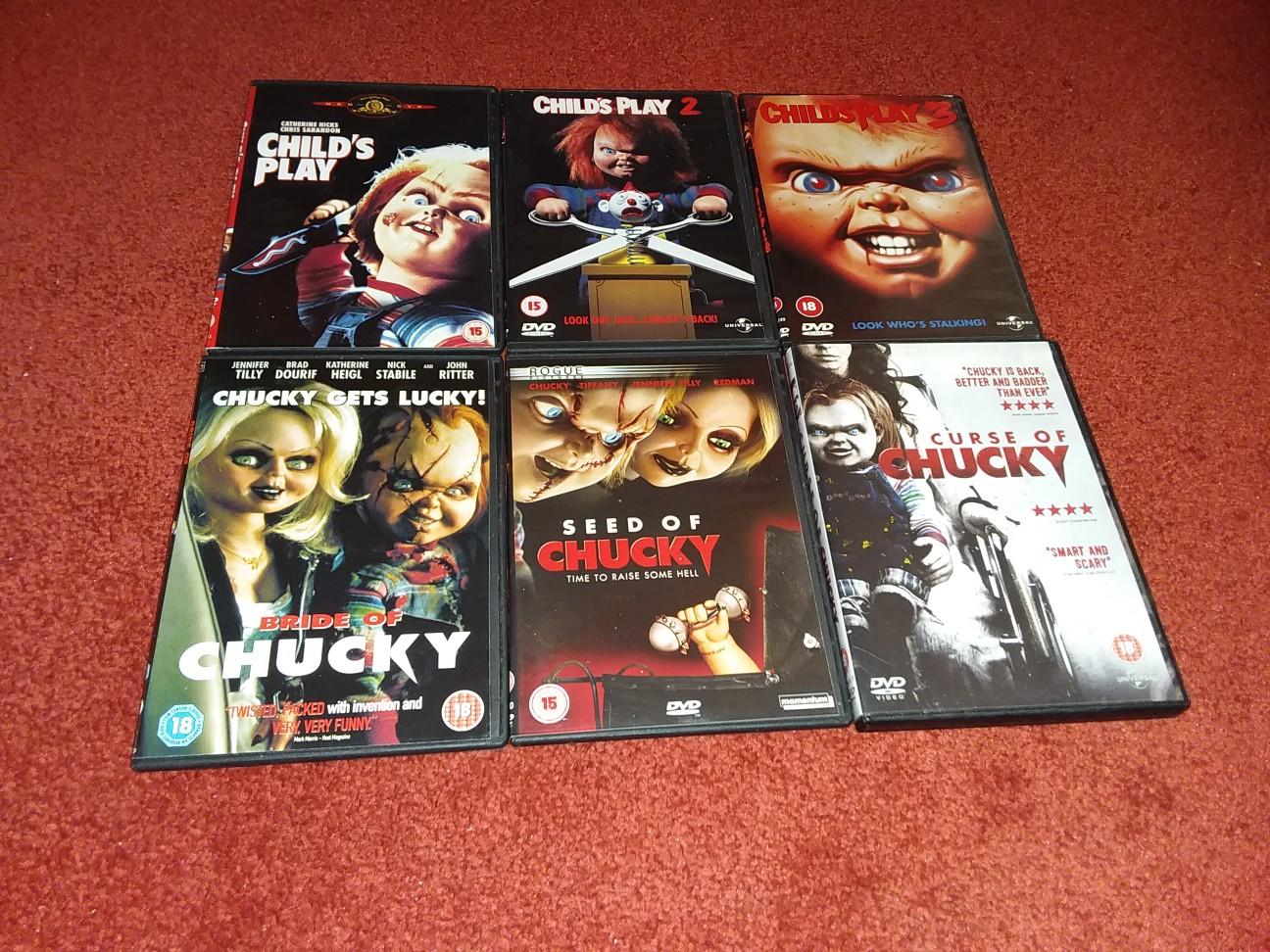 CHILD'S PLAY / CHUCKY COMPLETE DVD COLLECTION in SA5 Swansea for £25.00 ...