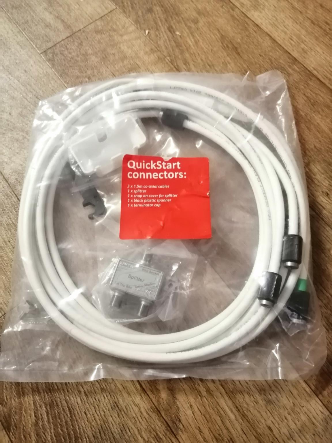 VIRGIN MEDIA QUICKSTART CONNECTORS in GL1 Gloucester für 20,00 £ zum ...