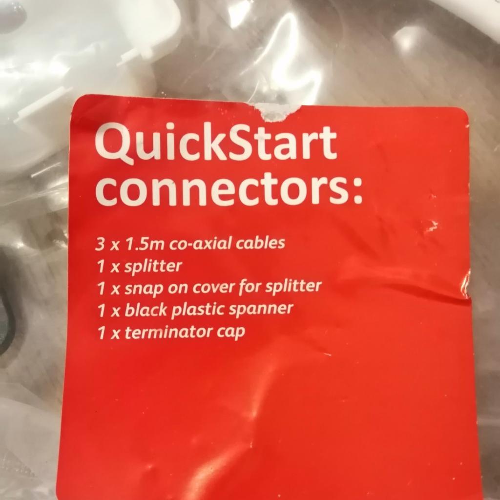 VIRGIN MEDIA QUICKSTART CONNECTORS in GL1 Gloucester für 20,00 £ zum ...