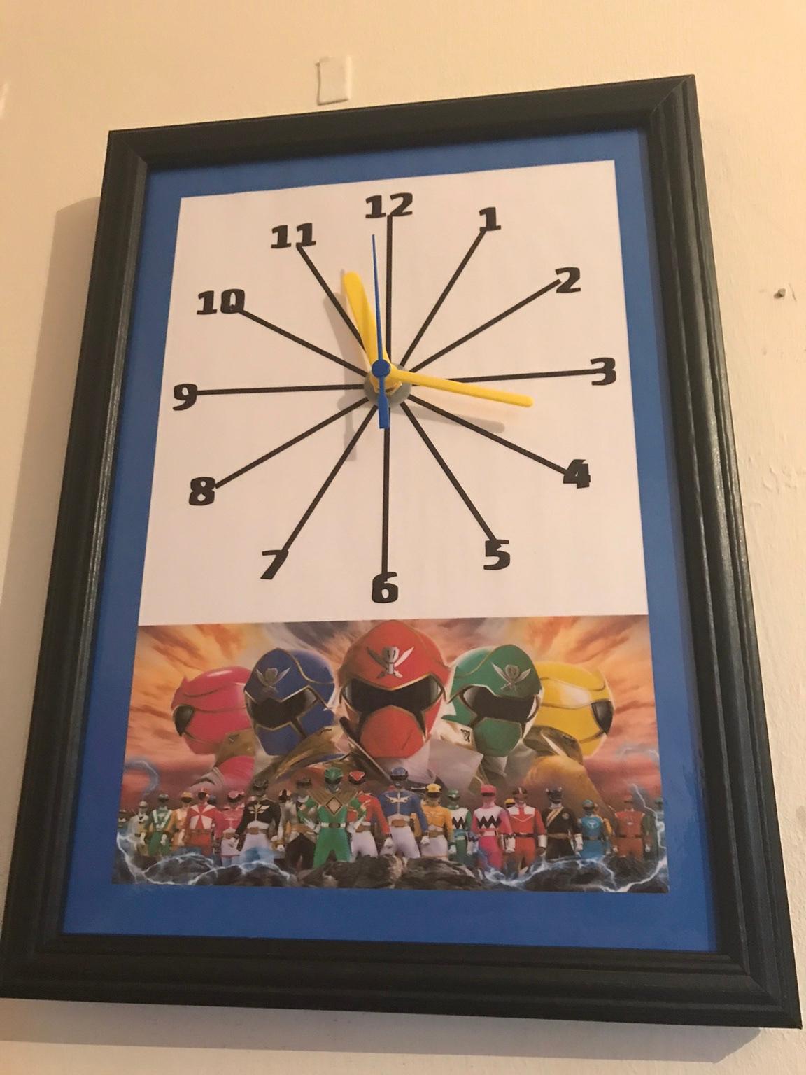 Power rangers clock in BB2 Blackburn für 8,00 £ zum Verkauf | Shpock DE