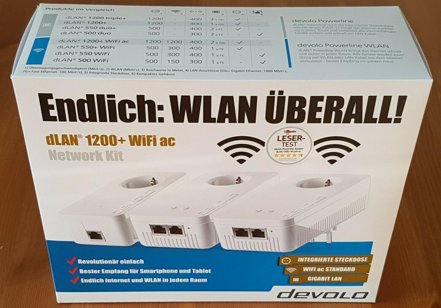 devolo dLAN 1200+ WiFi ac Powerline Kit in 56077 Koblenz für € 110,00 ...